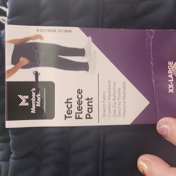 Members Mark | Pants | Members Mark Tech Fleece Pants W Pockets Reflector 2 Colors Available Nwt ...
